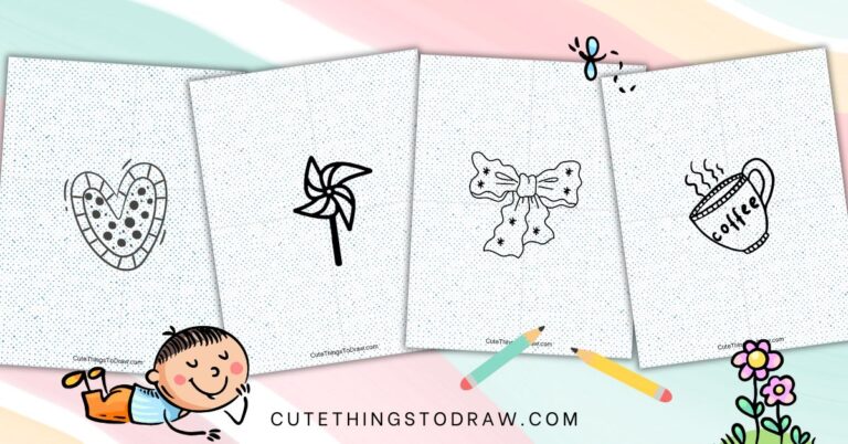Cute Kitten Drawing Ideas - Cute Things to Draw