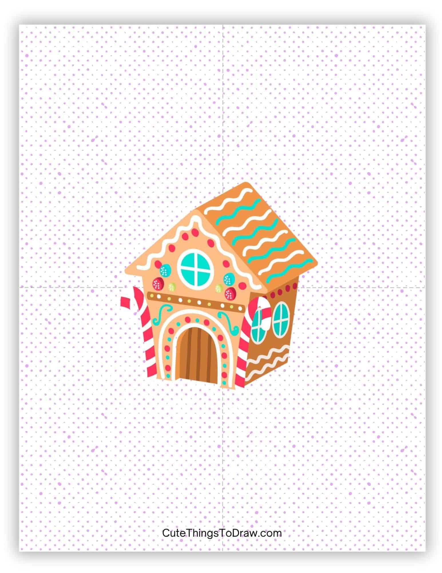 Fun Gingerbread House Drawing Ideas - Cute Things to Draw
