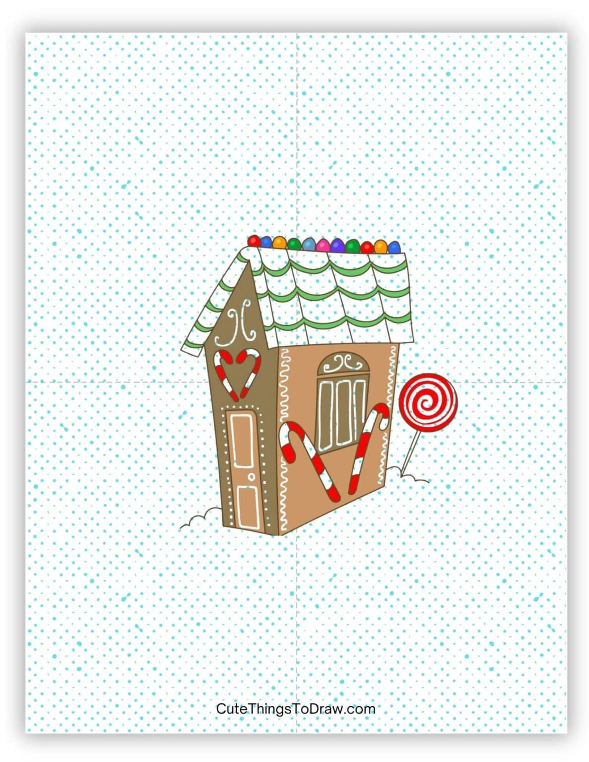 Fun Gingerbread House Drawing Ideas - Cute Things to Draw