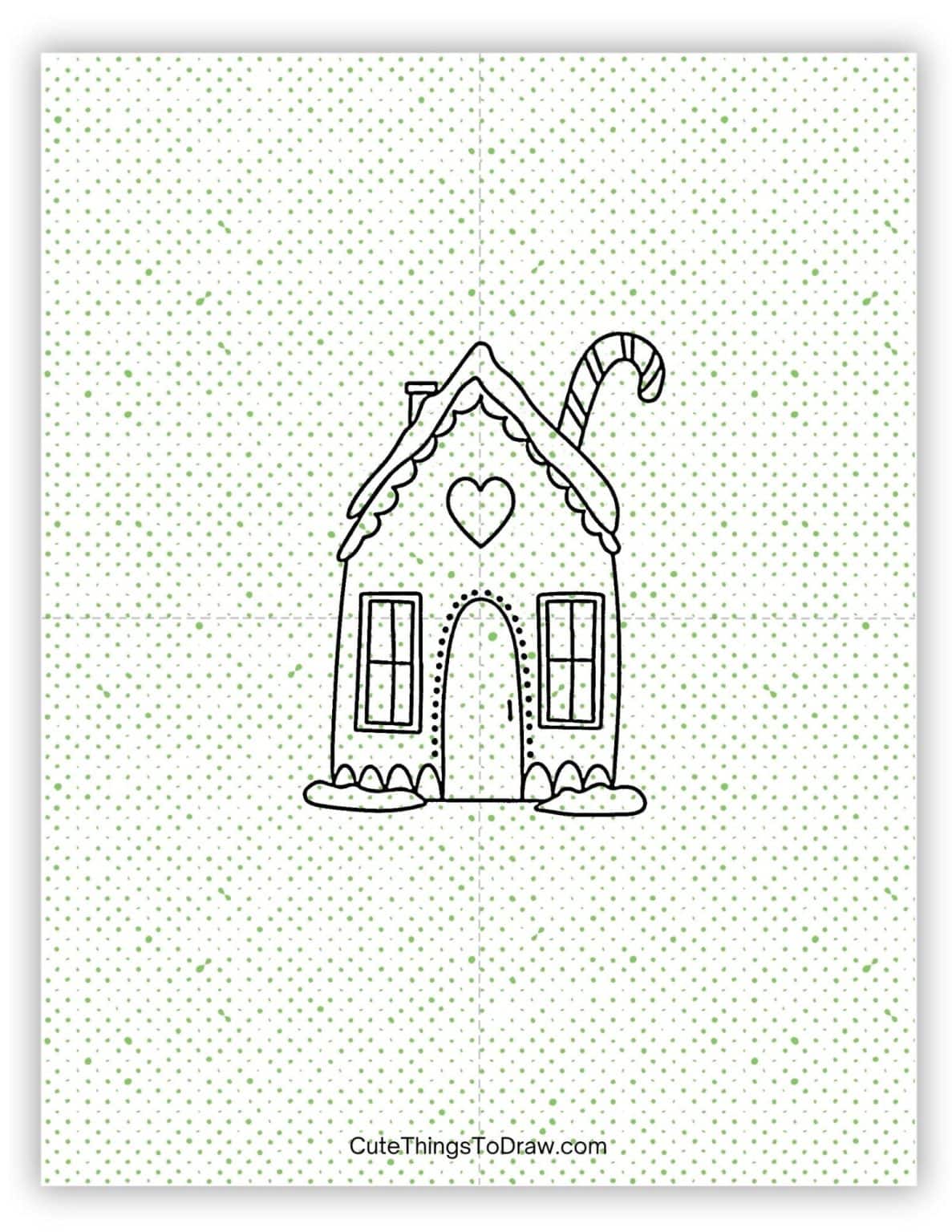 Fun Gingerbread House Drawing Ideas - Cute Things to Draw