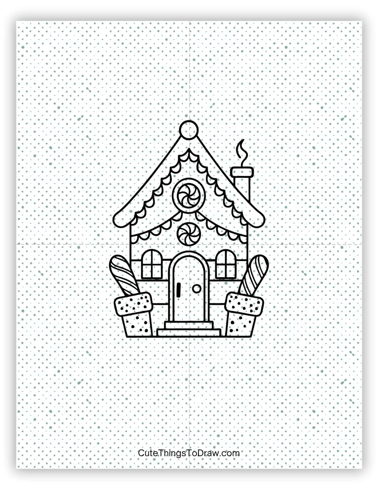 Fun Gingerbread House Drawing Ideas - Cute Things to Draw