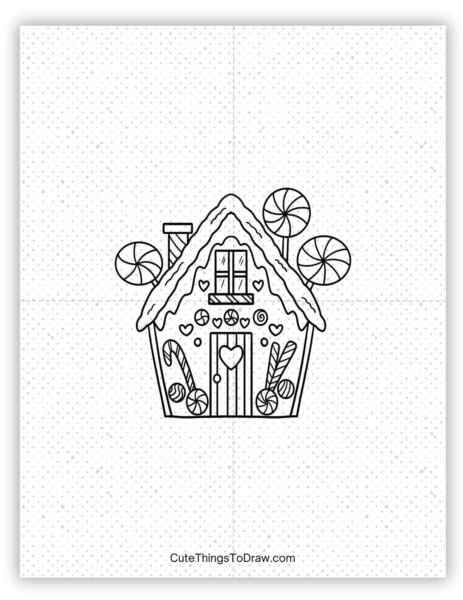 Fun Gingerbread House Drawing Ideas - Cute Things to Draw