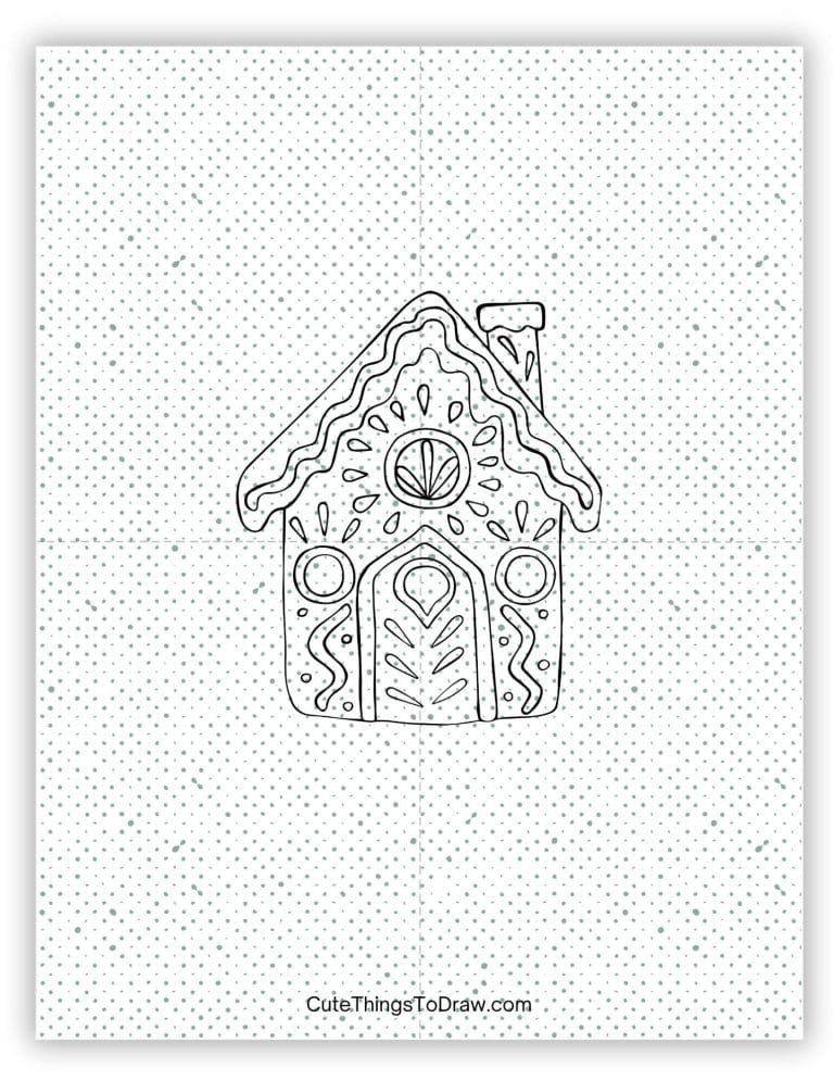 Fun Gingerbread House Drawing Ideas - Cute Things to Draw