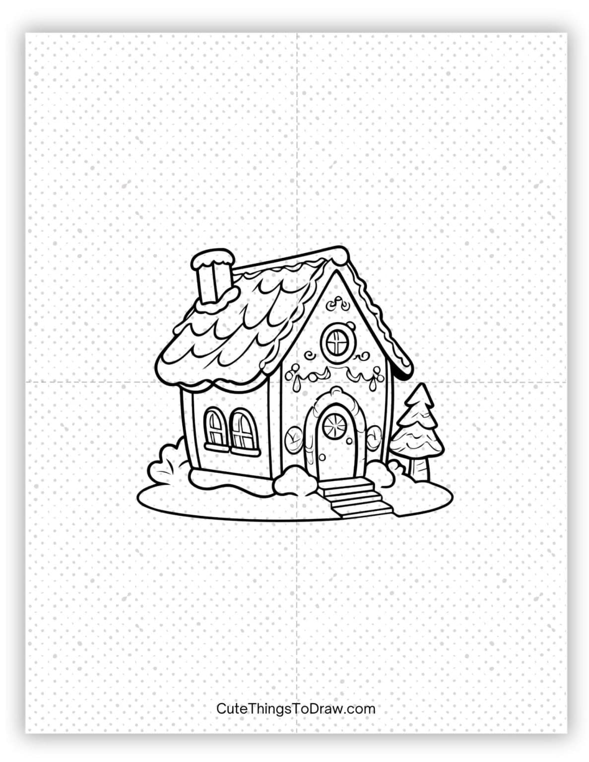Fun Gingerbread House Drawing Ideas - Cute Things to Draw