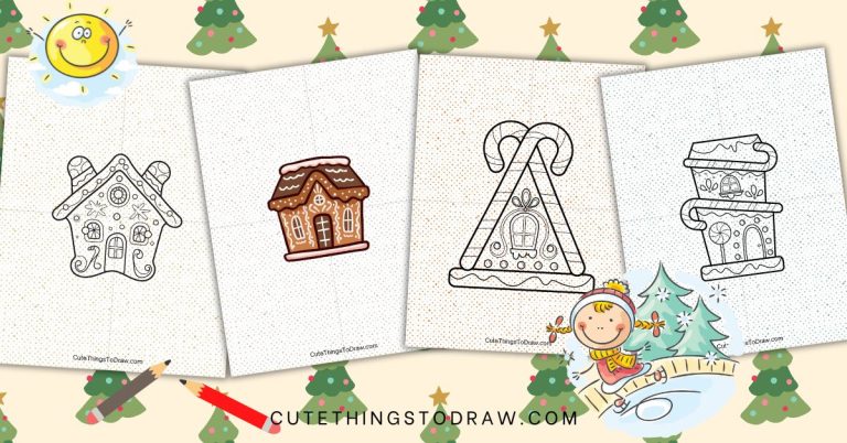 Fun Gingerbread House Drawing Ideas - Cute Things to Draw